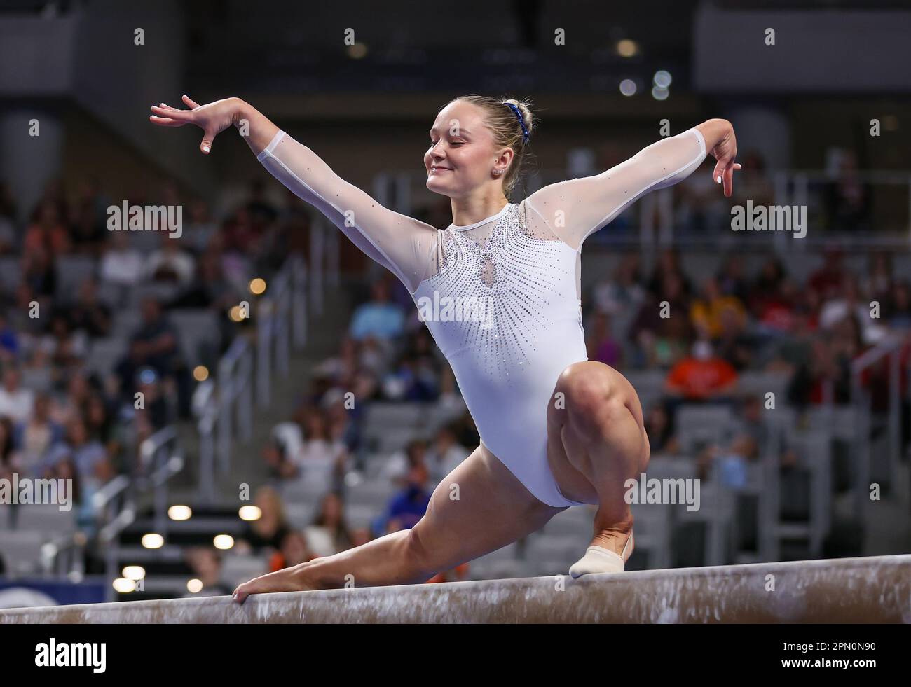 Fort Worth, TX, USA. 15th Apr, 2023. Florida's Riley McCusker competes ...