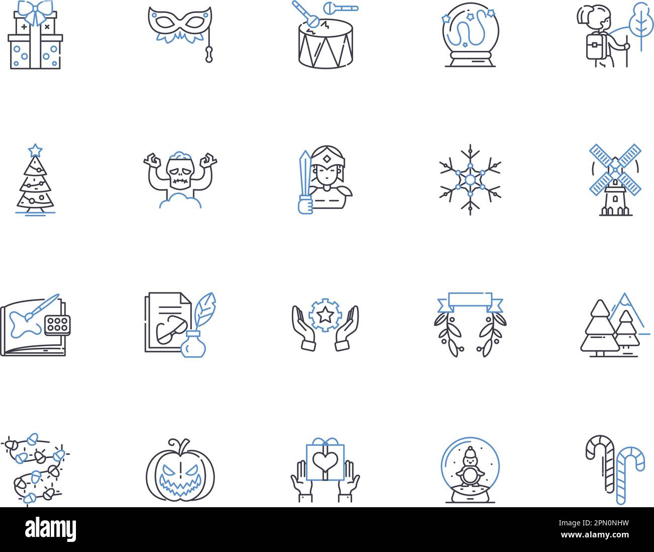 Hitech business outline icons collection. Technology, Innovation ... Hitech business outline icons collection. Technology, Innovation ...