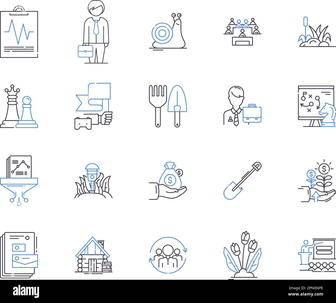 Farming sector outline icons collection. Farming, Sector, Agriculture ...