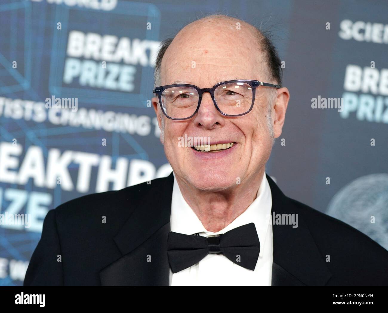 Dr. Charles H. Bennett arrives at the ninth Breakthrough Prize ceremony ...