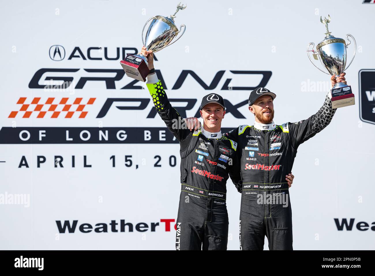 Long Beach, Etats Unis. 16th Apr, 2023. 14 HAWKSWORTH Jack (gbr ...