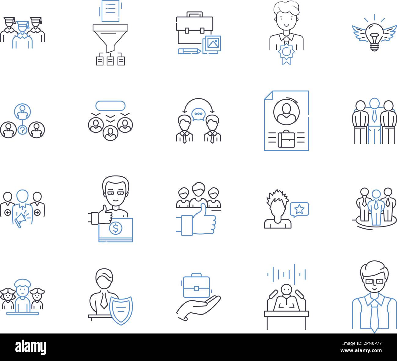 Proptech outline icons collection. Proptech, Real Estate, Innovation ...