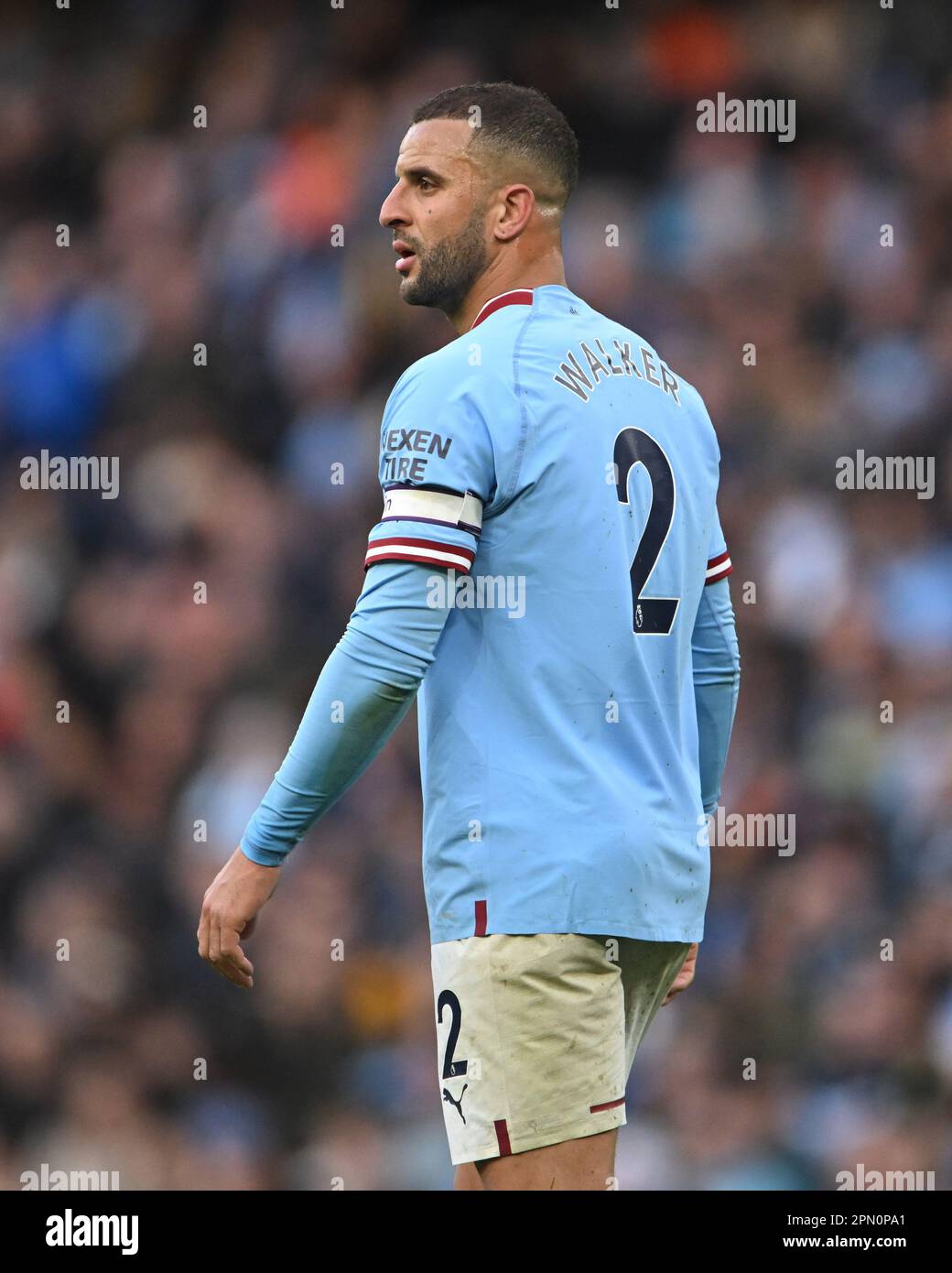 Manchester, UK. 15th Apr, 2023. Kyle Walker of Manchester City during ...