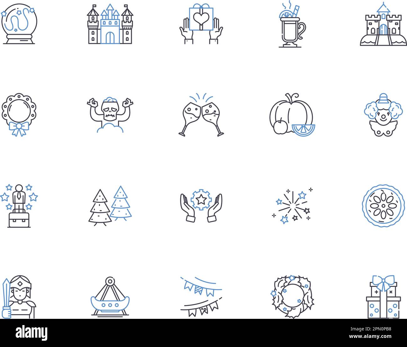 Celebrating people outline icons collection. Commemorate, Salute ...