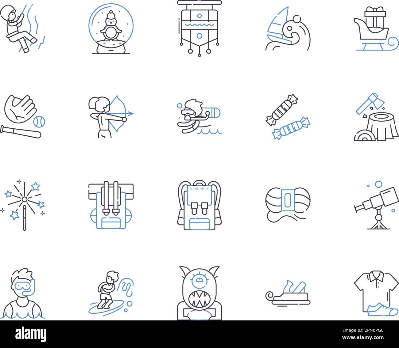 Handcraft outline icons collection. handcraft, artisan, craft ...