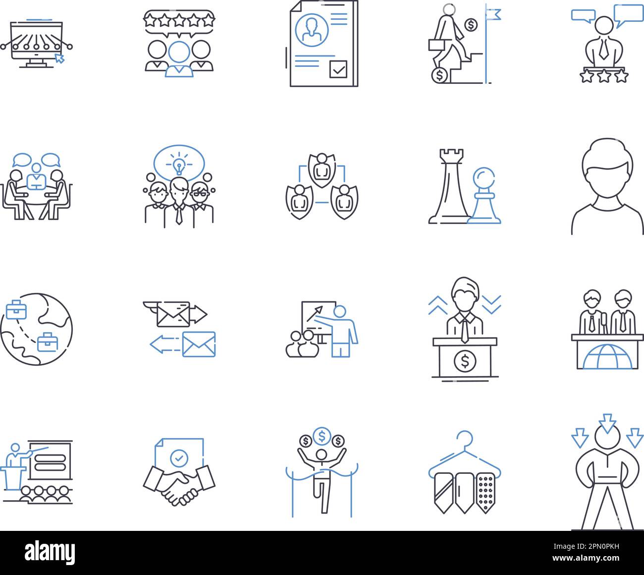 Proptech outline icons collection. Proptech, Real Estate, Innovation ...