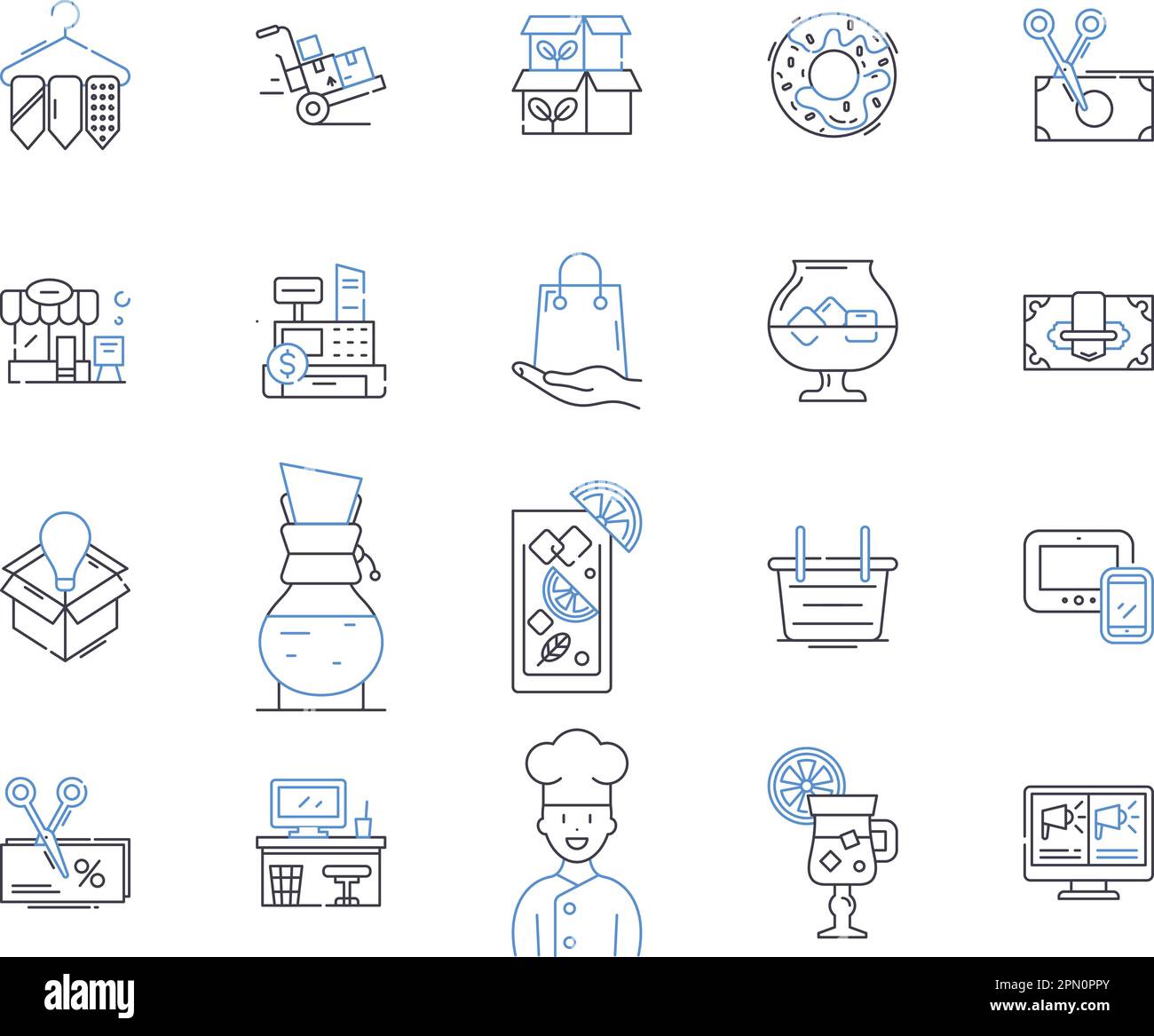 Food bars grocery store Stock Vector Images - Alamy