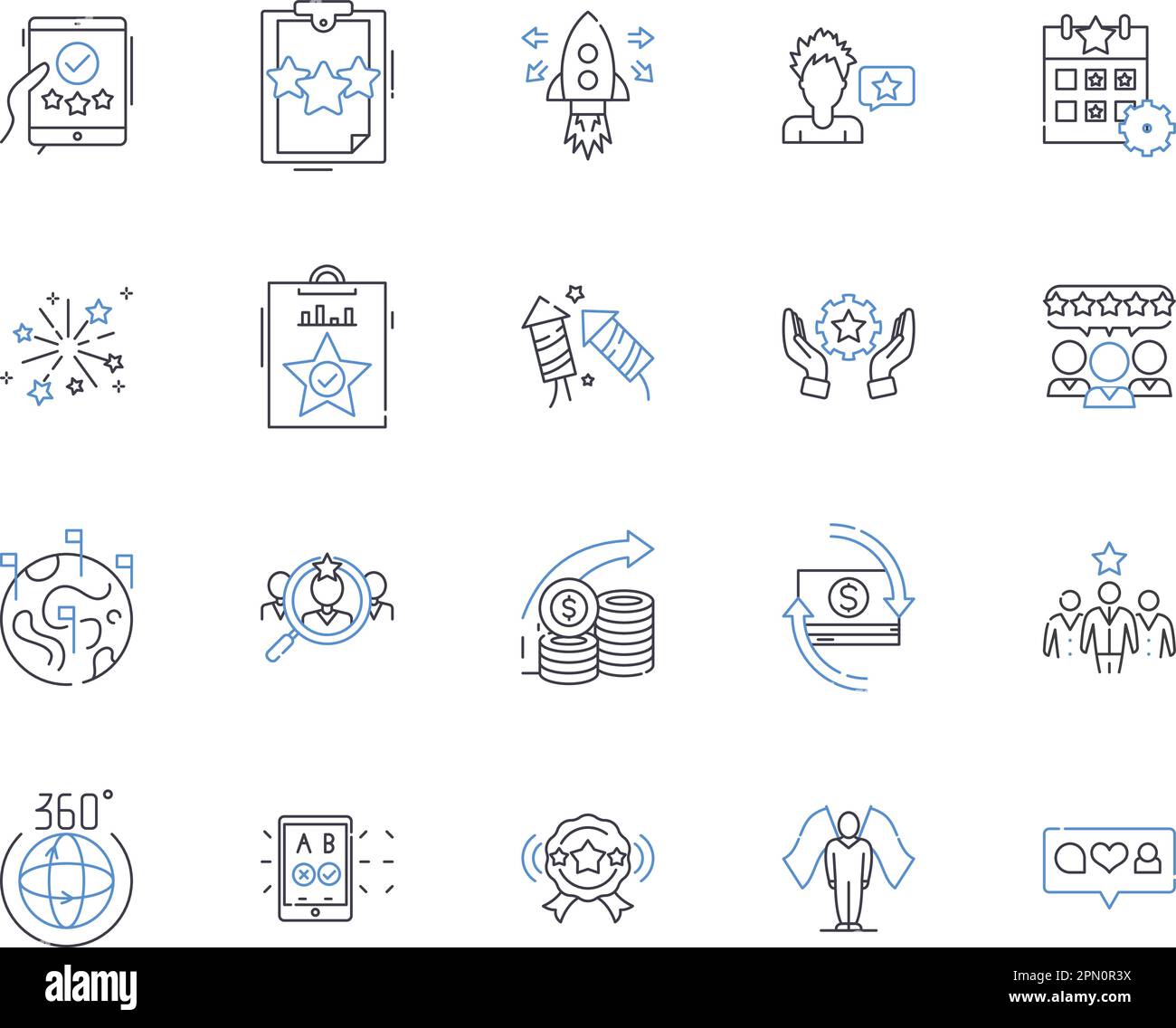 Success and profit outline icons collection. Profit, Success, Gain ...