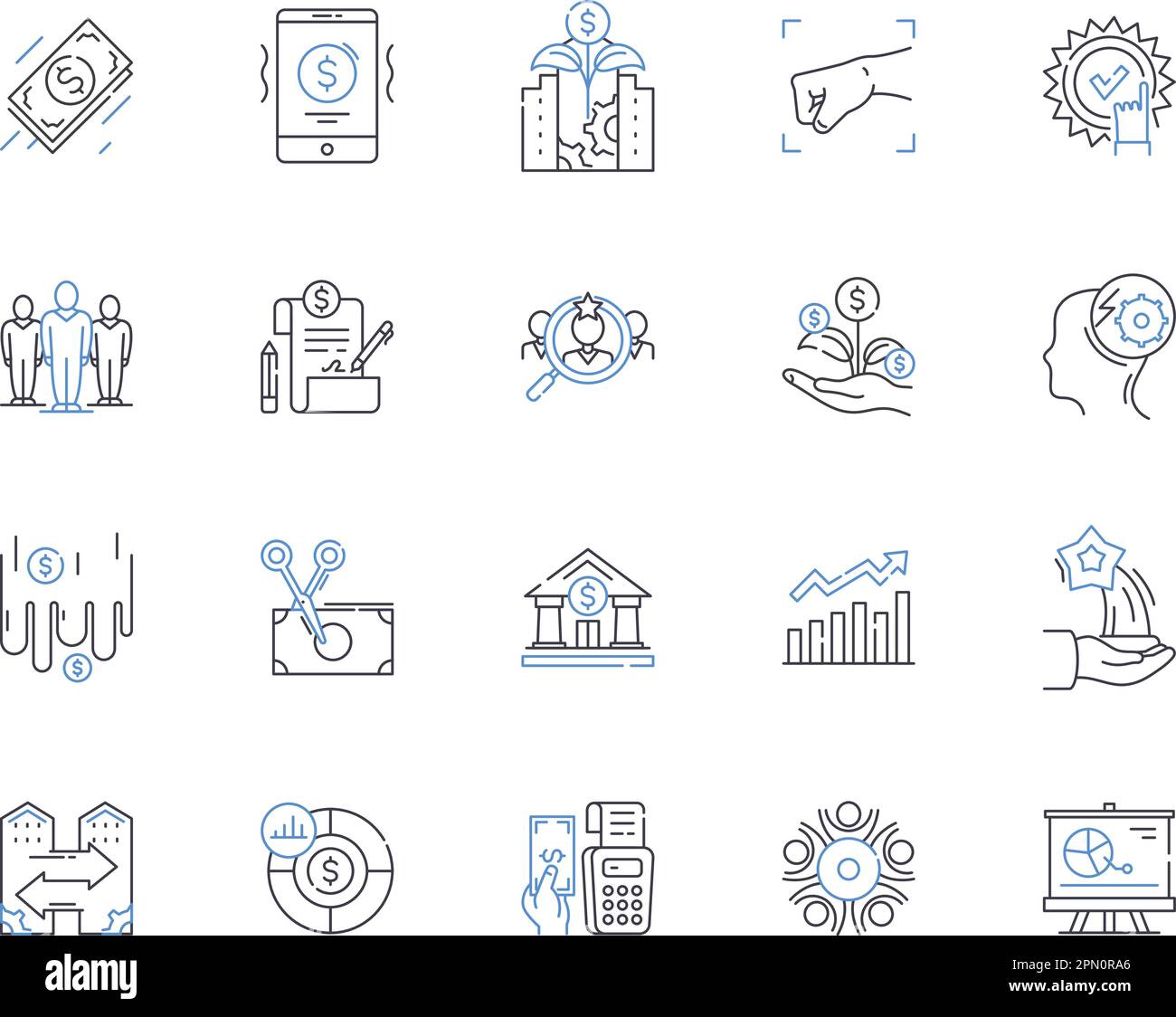 Online stores outline icons collection. e-commerce, shopping, stores ...