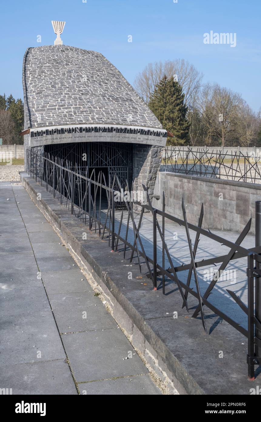 The Jewish memorial at Dachau designed by architect Zvi Guttman and is ...