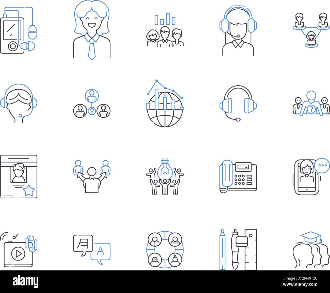 Community people outline icons collection. Community, People, Citizens ...