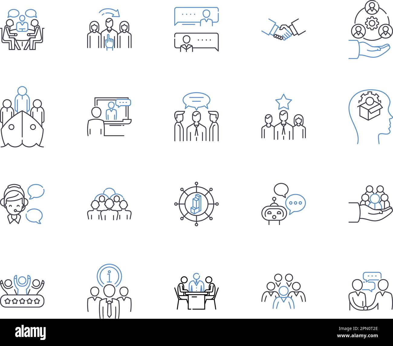 Management colleguages outline icons collection. Management, Colleges ...