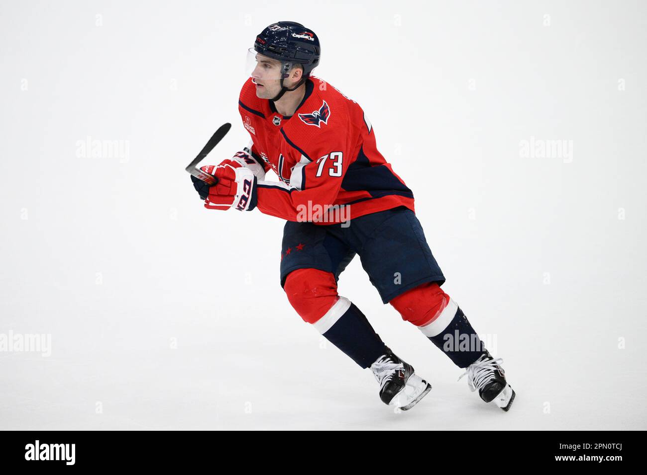 Washington Capitals left wing Conor Sheary (73) in action during ...