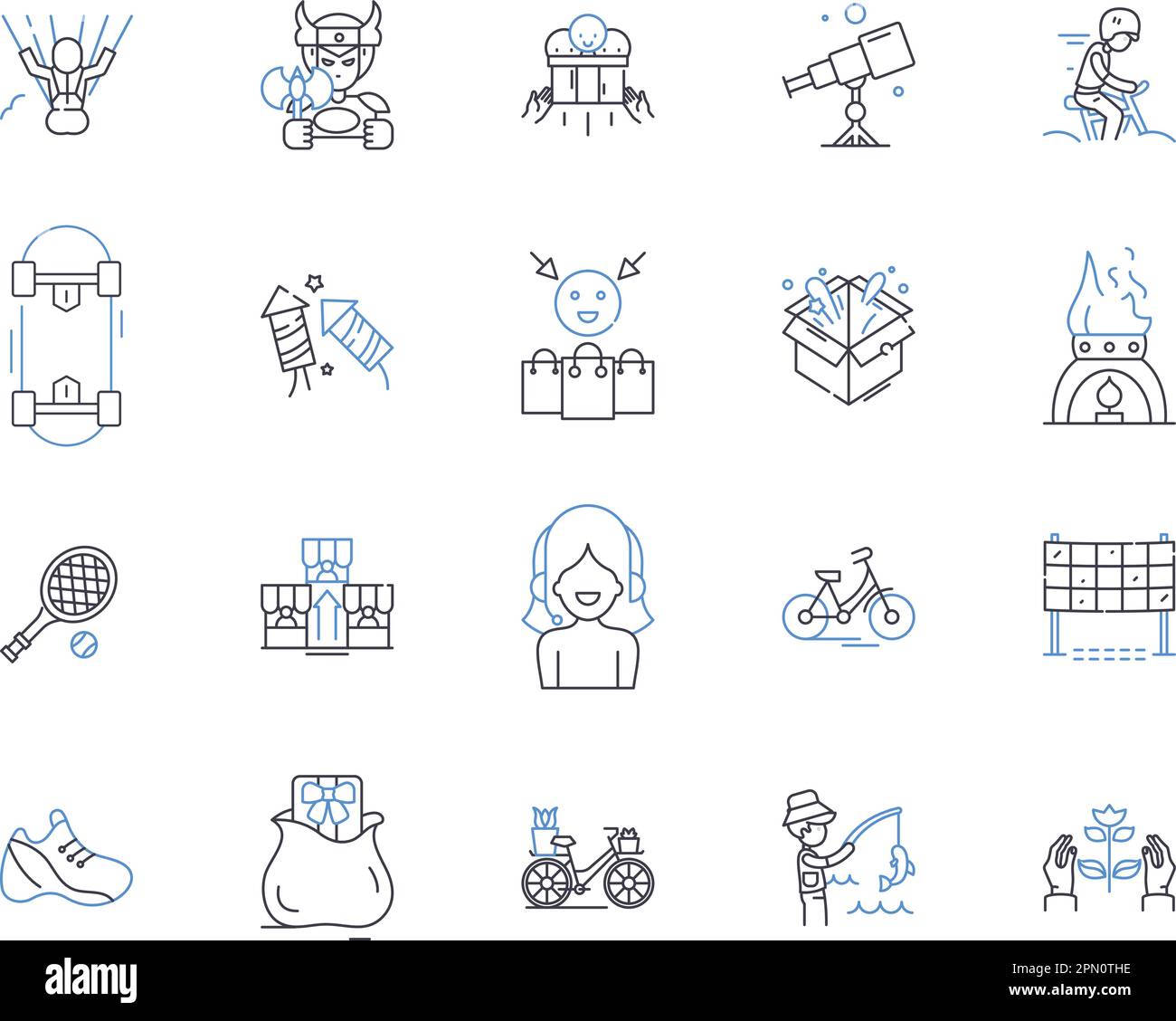 Sport time outline icons collection. Sports, Time, Athletics ...