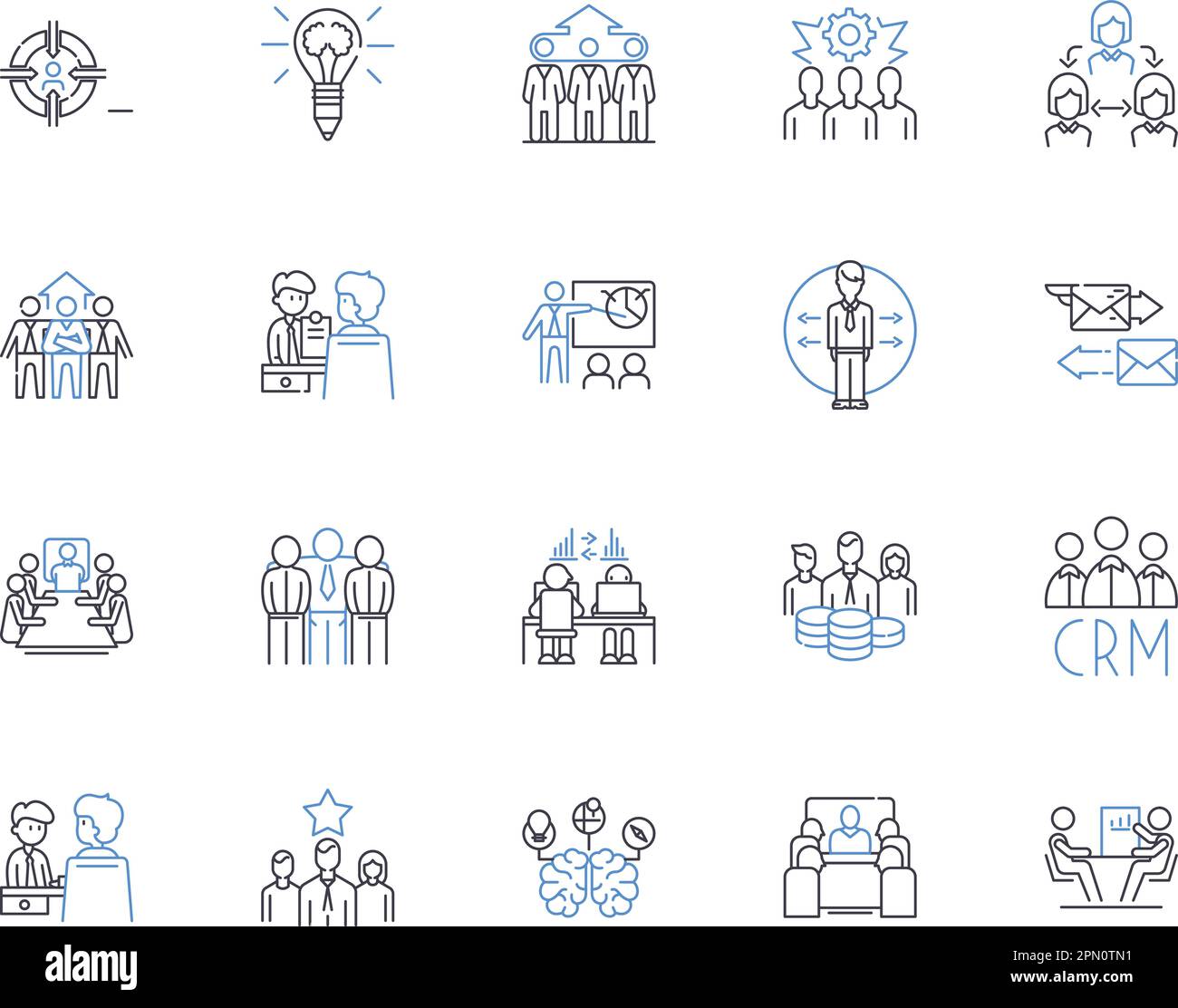 Management session outline icons collection. Manage, Workflow, Process ... Management session outline icons collection. Manage, Workflow, Process ...