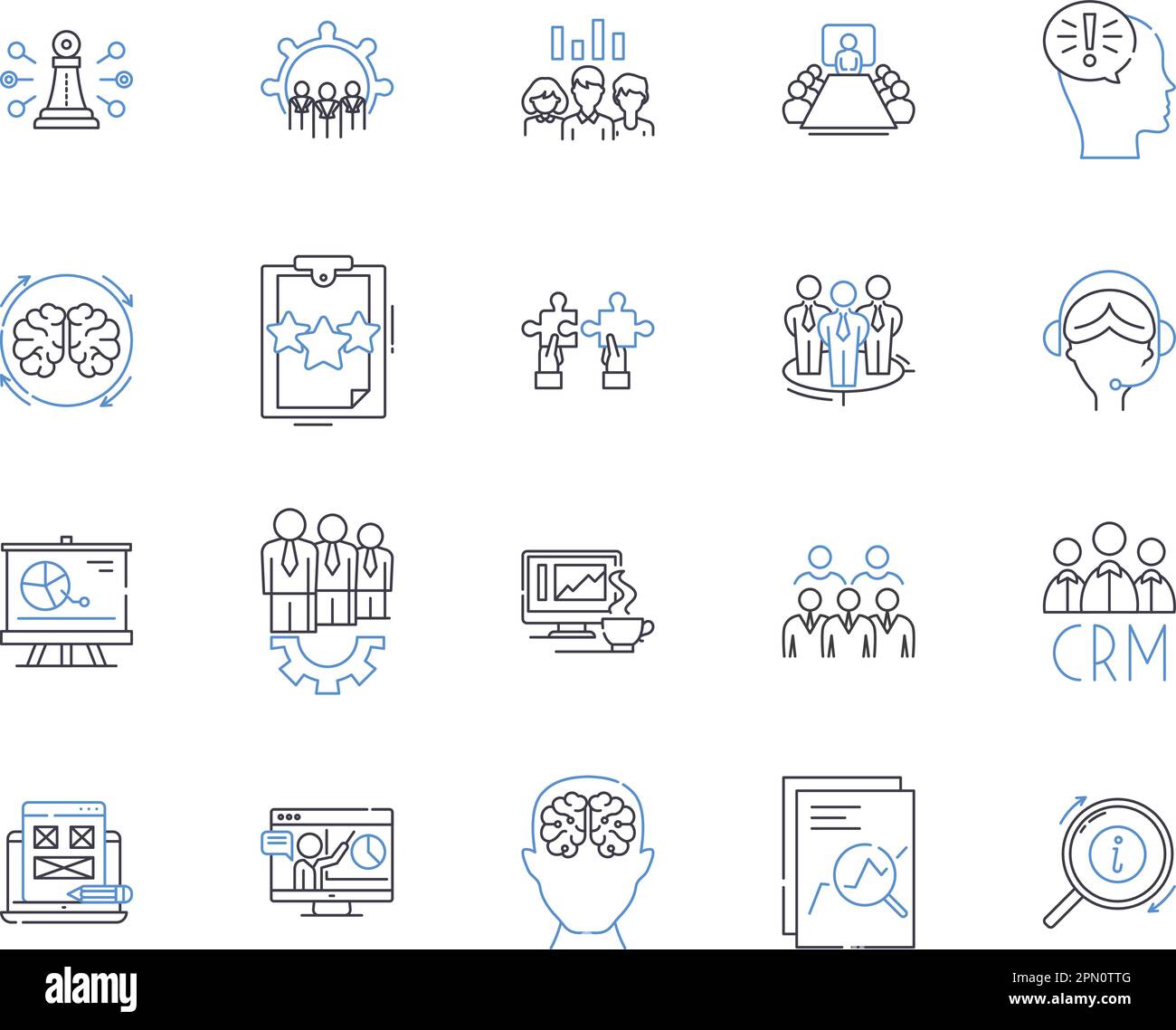 Department employee outline icons collection. Employee, Department ...