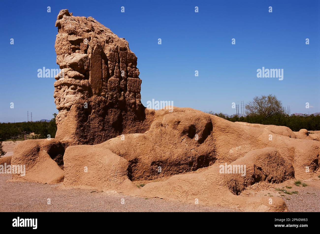 Casa Grande Ruins National Monument of the Pre-columbian Hohokam ...