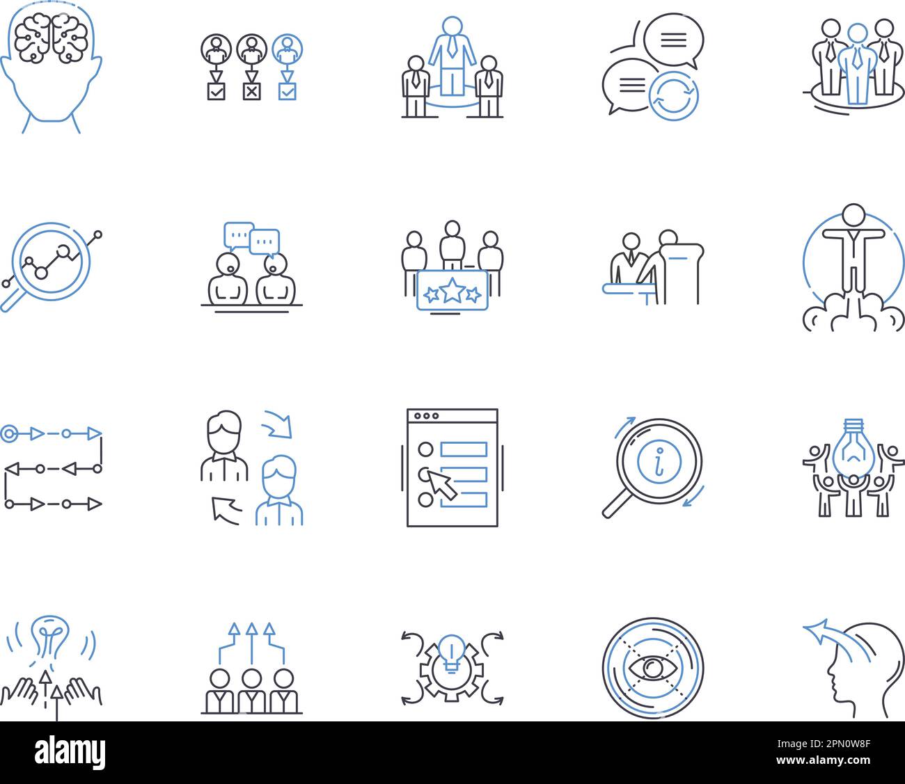 Corporate teambuilding outline icons collection. Corporate ...
