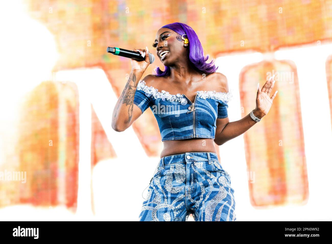 Flo Milli performs at the Coachella Music and Arts Festival at the ...