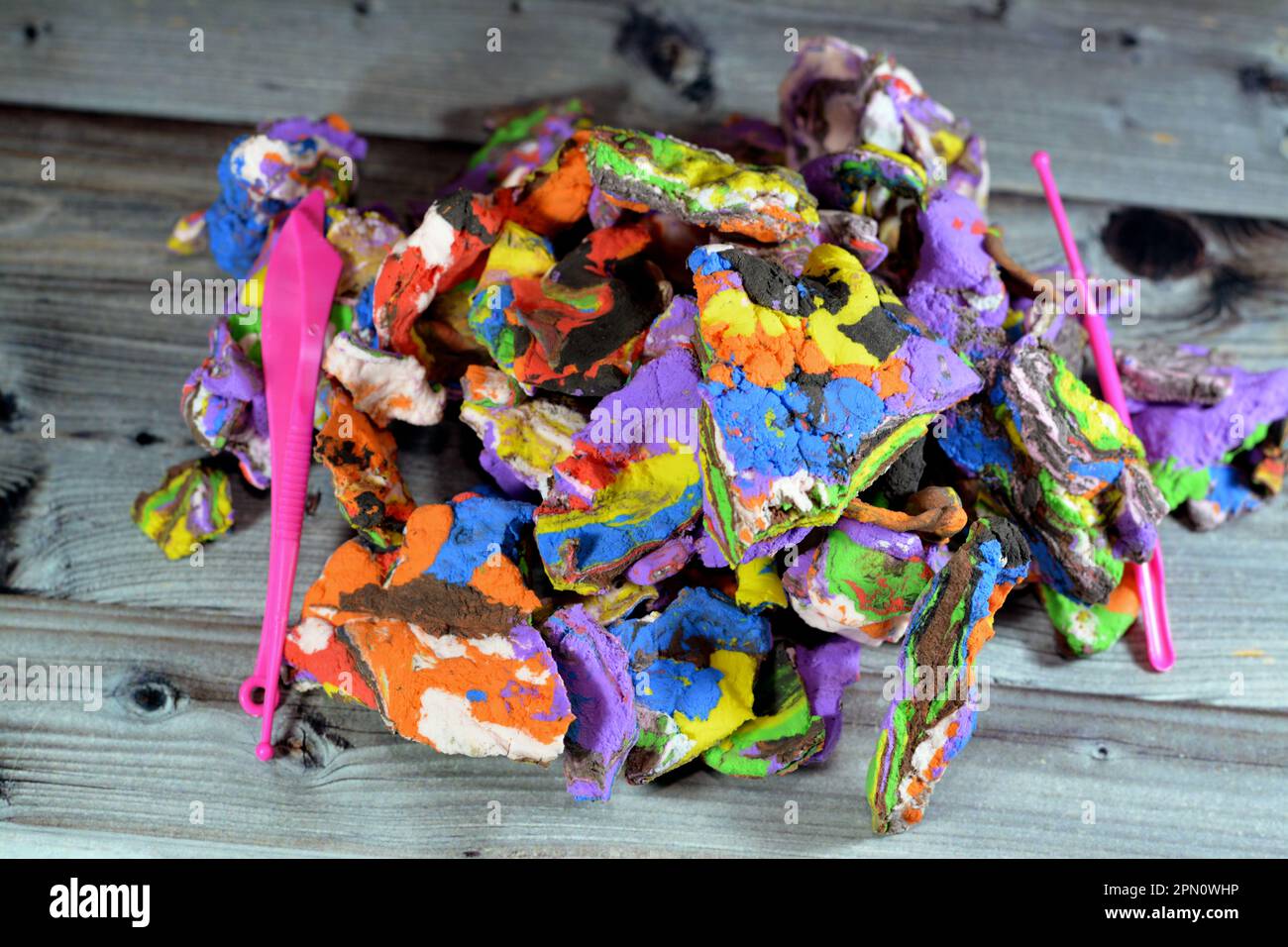 dry air clay modeling fun pieces for children, creative art colorful ...