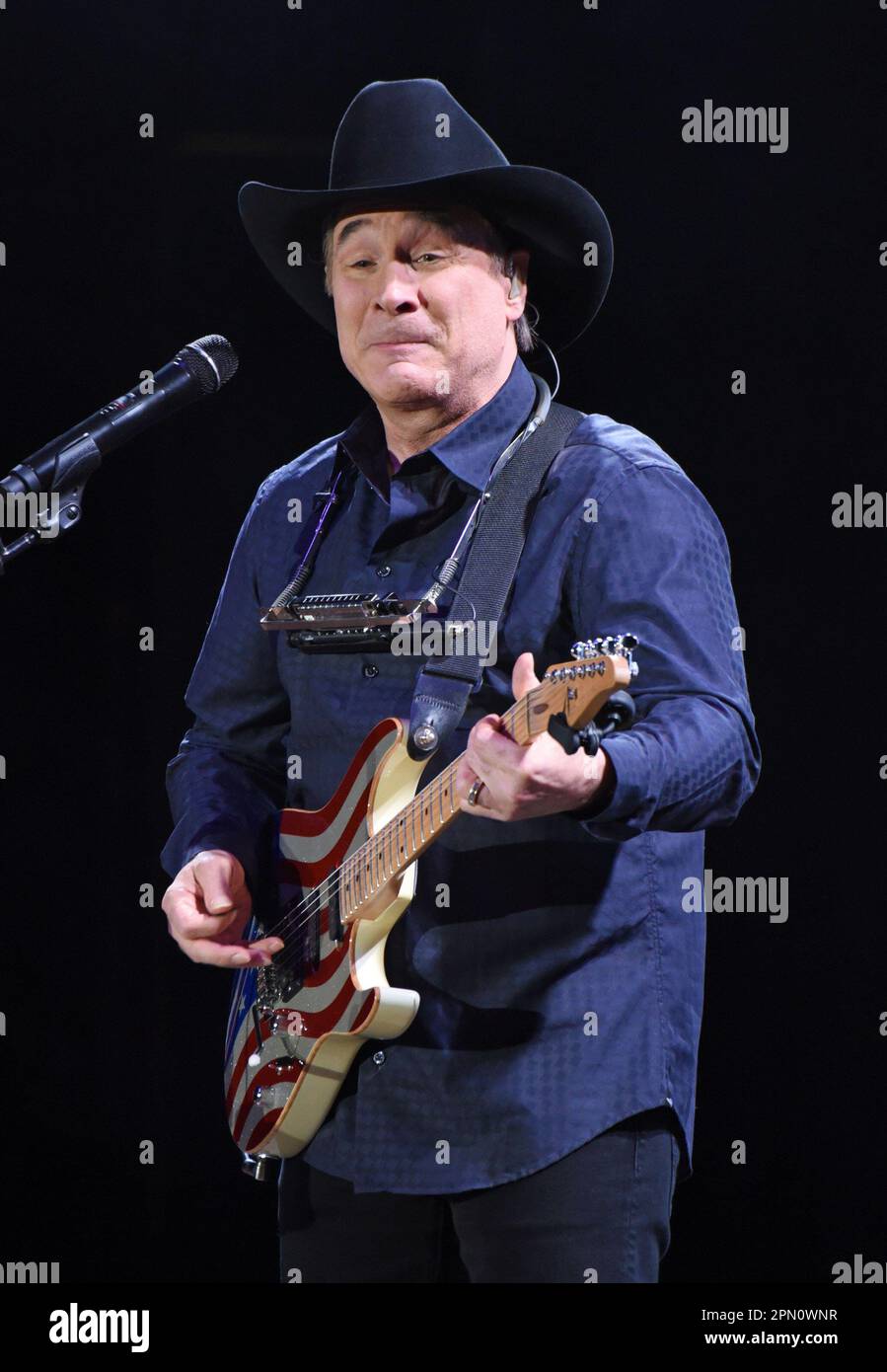 Hiawassee, GA, USA. 15th Apr, 2023. Clint Black on stage for Clint ...