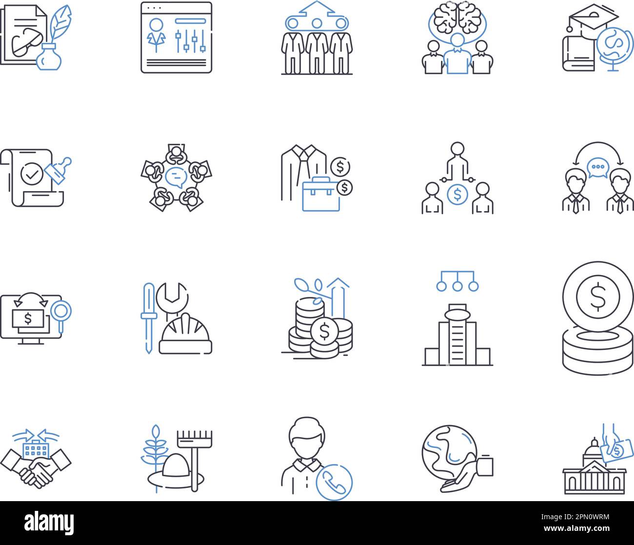 Influencer Marketing outline icons collection. Influencer, Marketing ...