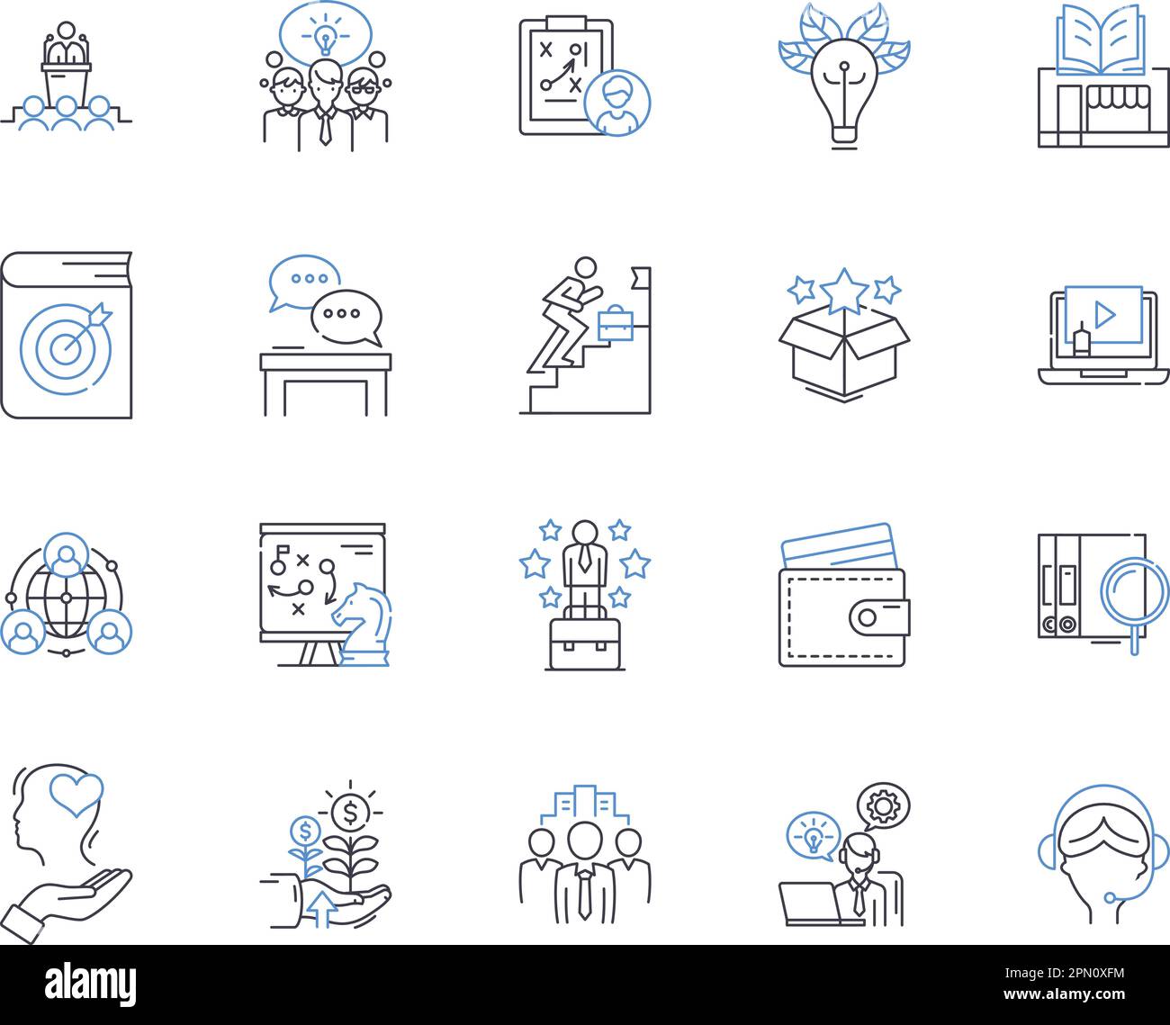 Business process outline icons collection. Processes, Business ... Business process outline icons collection. Processes, Business ...
