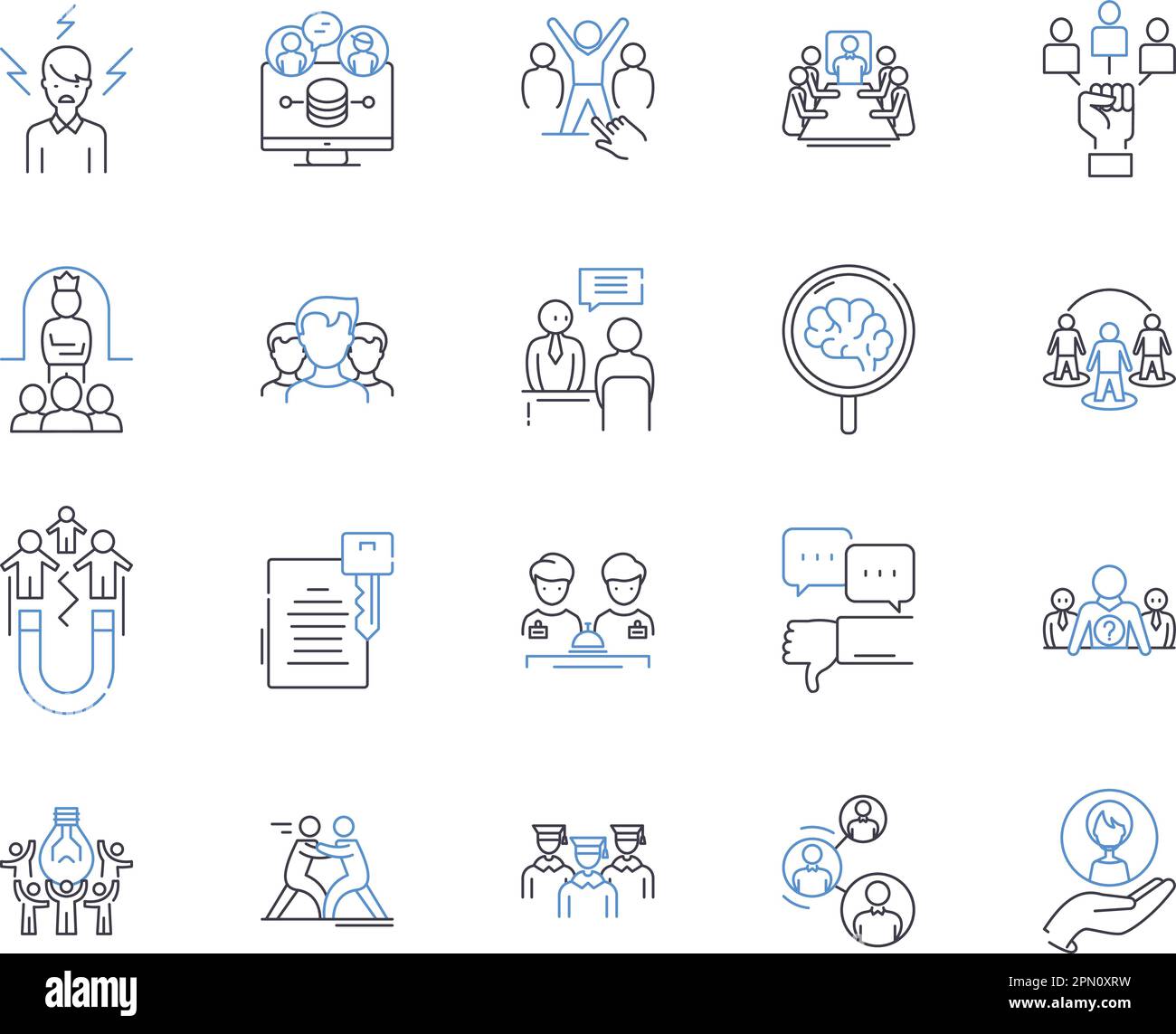 Facilitating training Stock Vector Images - Alamy