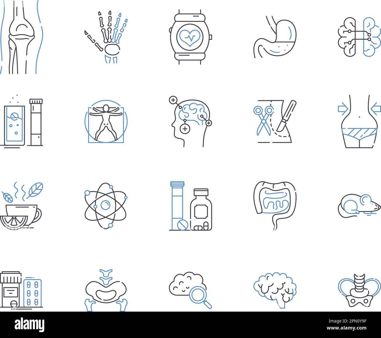 Therapy center outline icons collection. Therapy, Center, Mental ...
