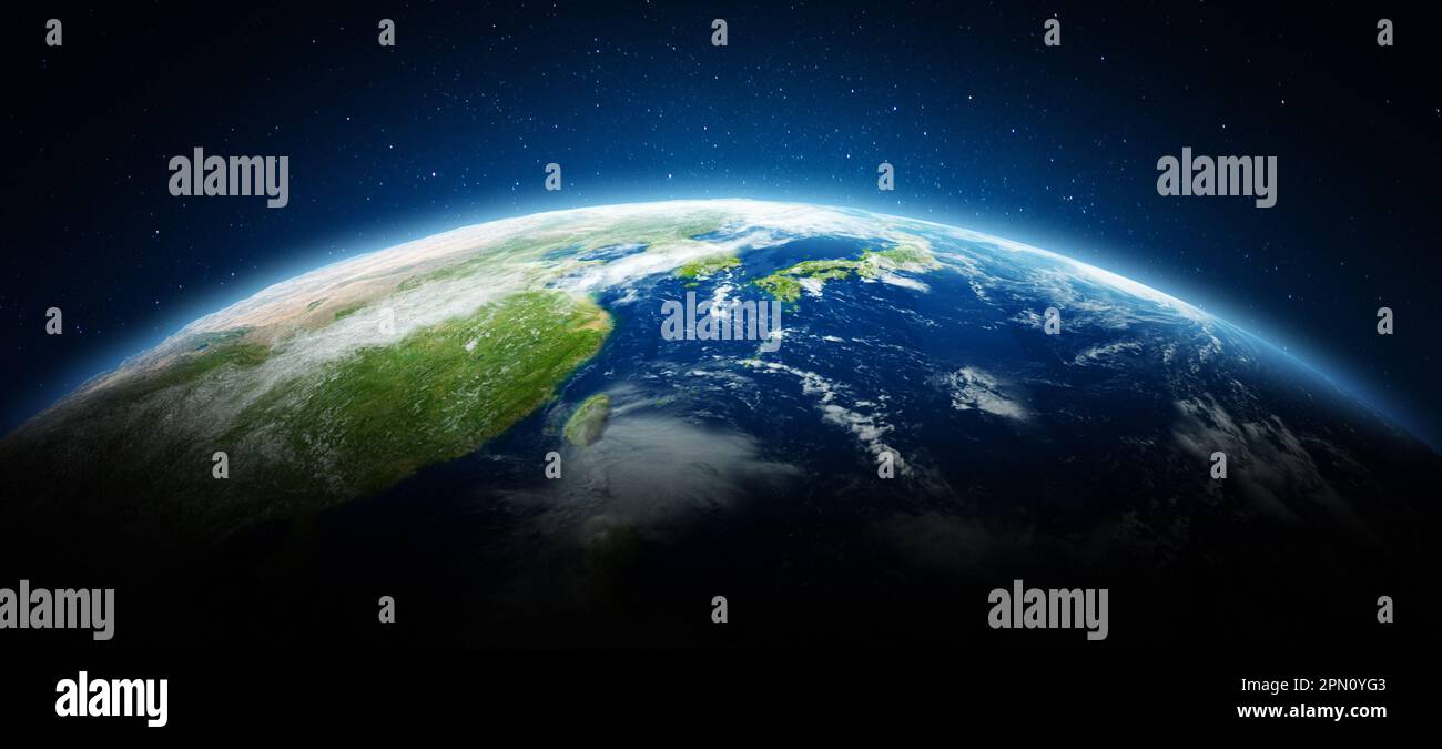 China and Taiwan - planet Earth. Elements of this image furnished by ...