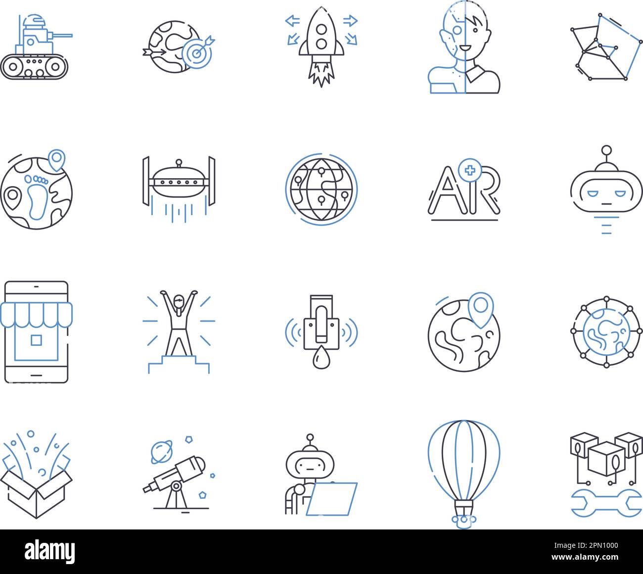 High tech and science outline icons collection. Tech, Science, High ... High tech and science outline icons collection. Tech, Science, High ...