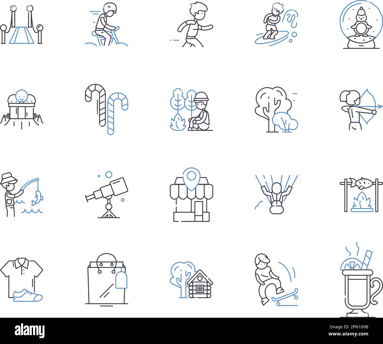 Mindfullness outline icons collection. Meditation, Awareness, Presence ...