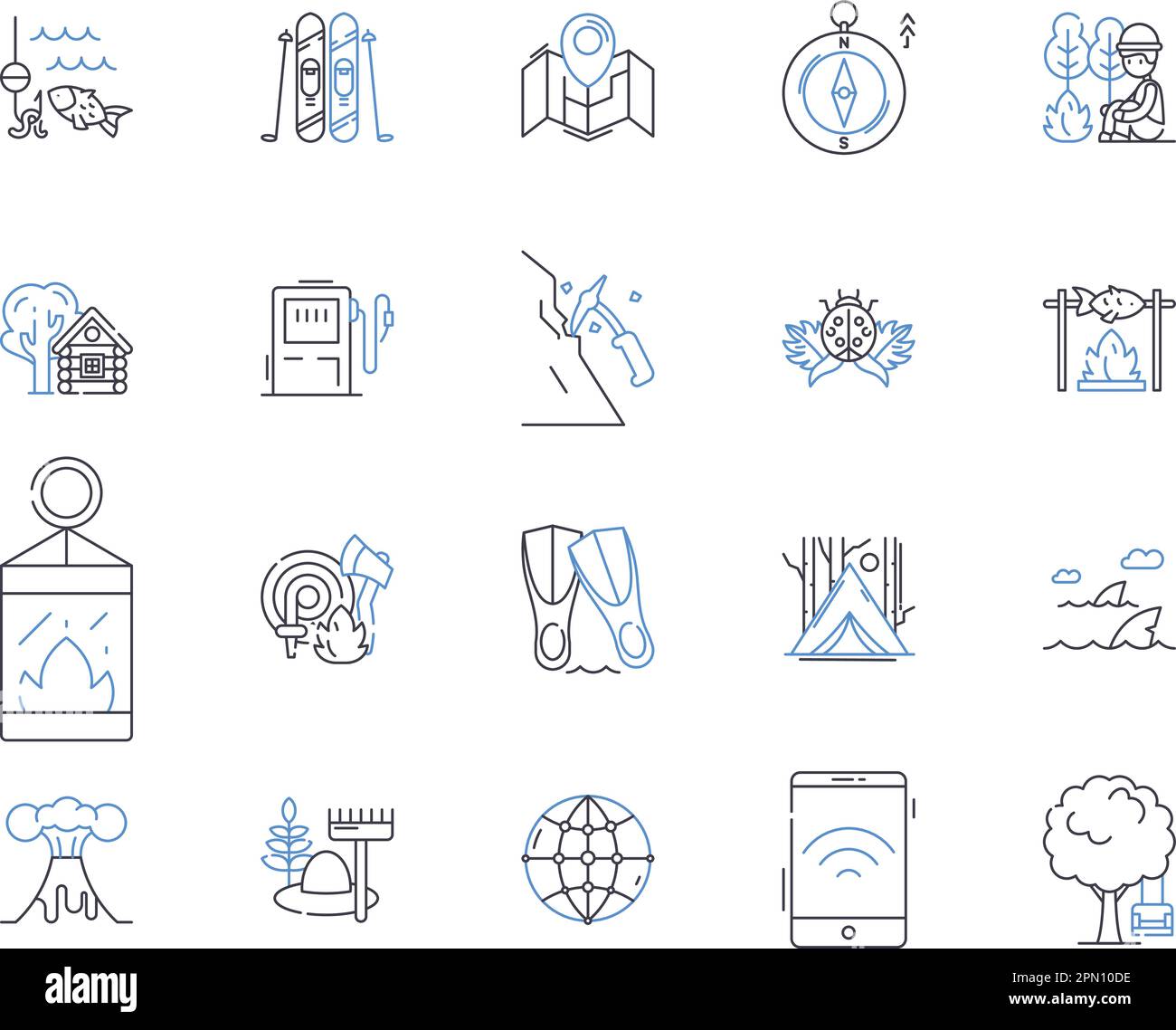 Ziplining Stock Vector Images - Alamy