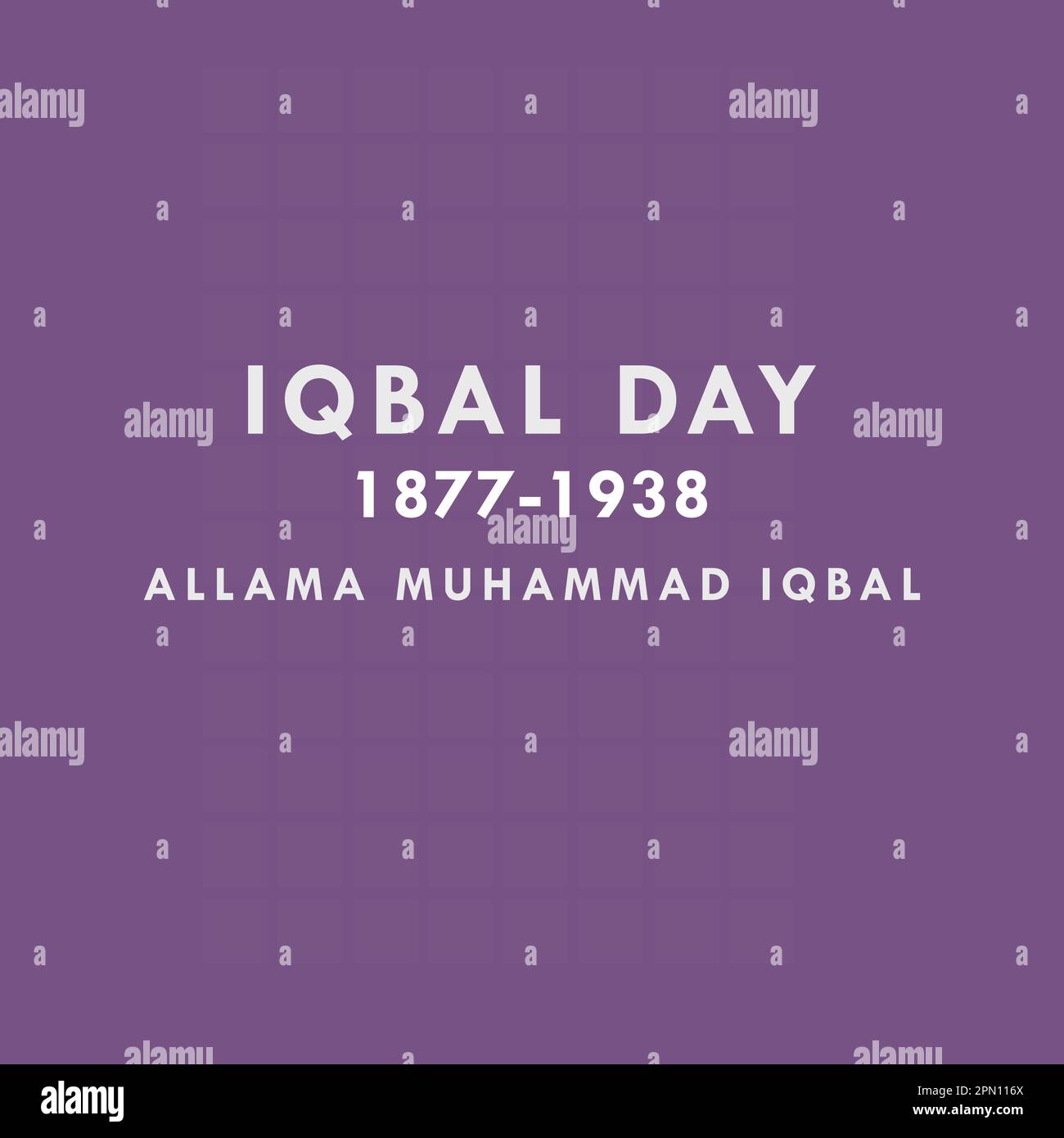 Iqbal day poster Stock Vector Images - Alamy