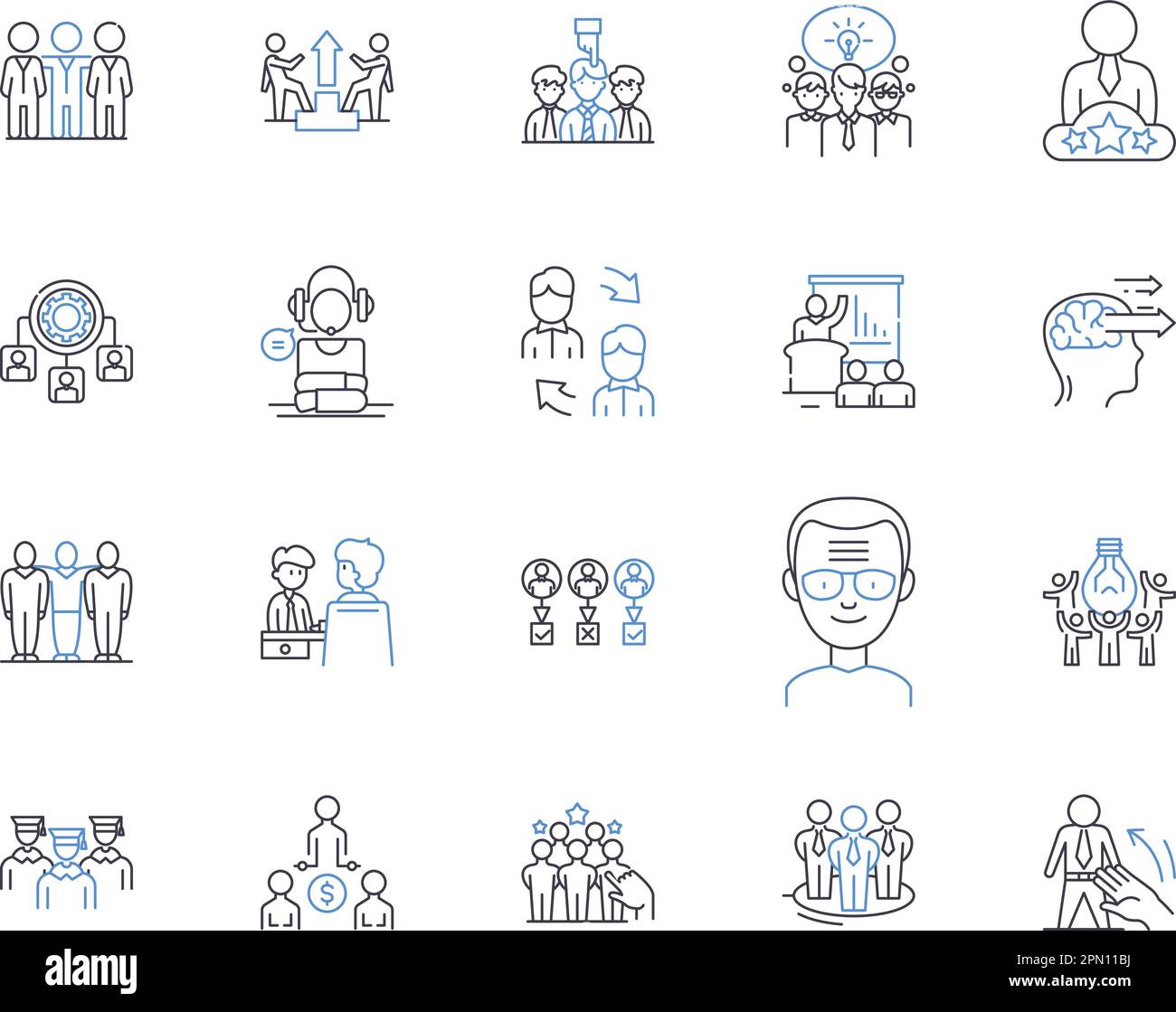 Total Quality Management outline icons collection. TQM, Quality ...