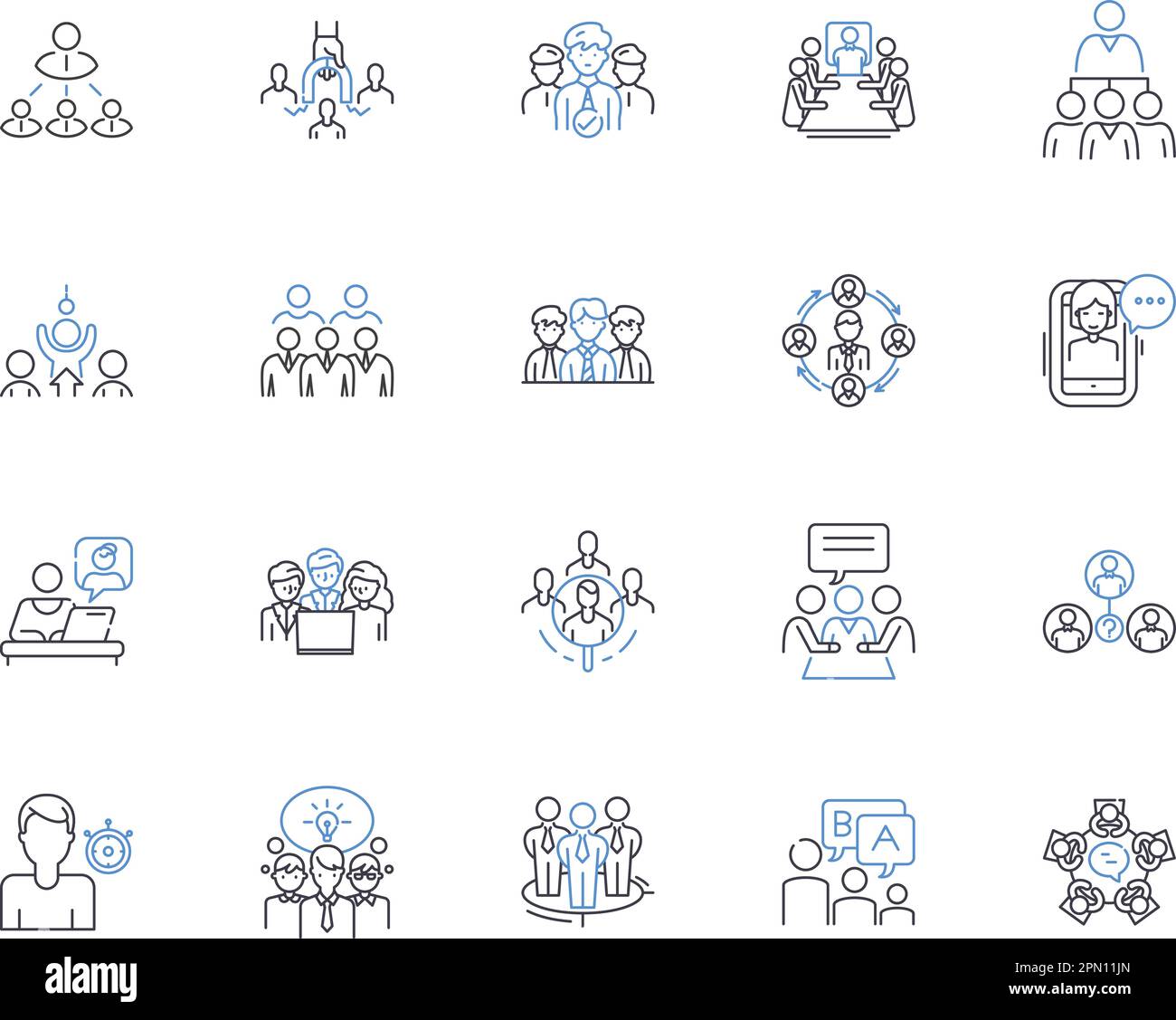 Management colleguages outline icons collection. Management, Colleges ...
