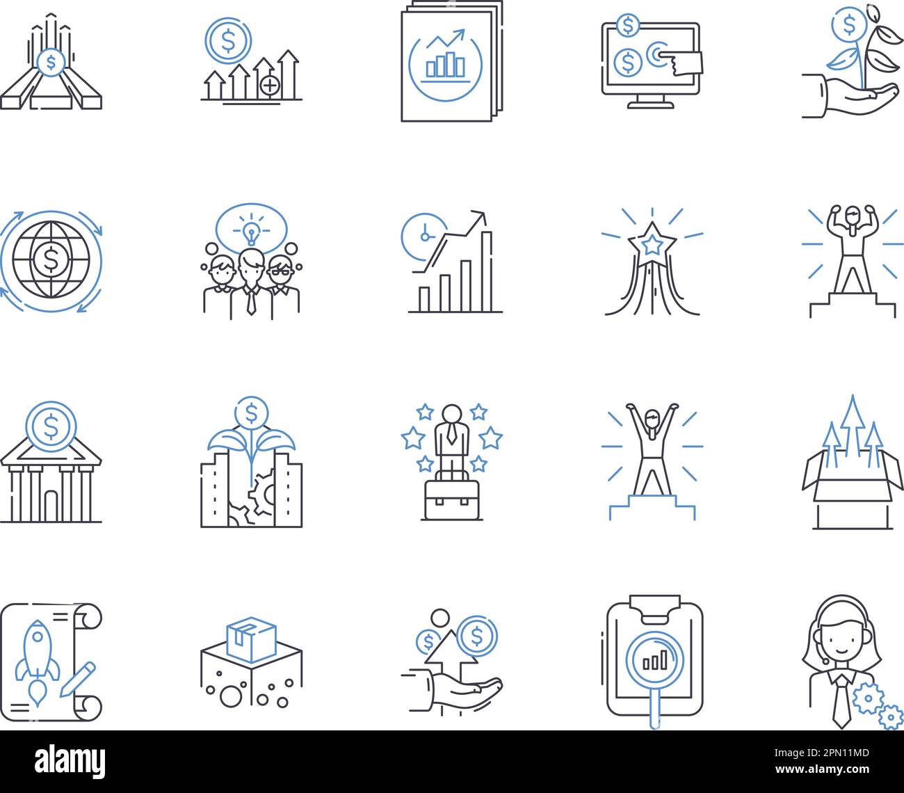 Productivity outline icons collection. Efficiency, Output ... Productivity outline icons collection. Efficiency, Output ...