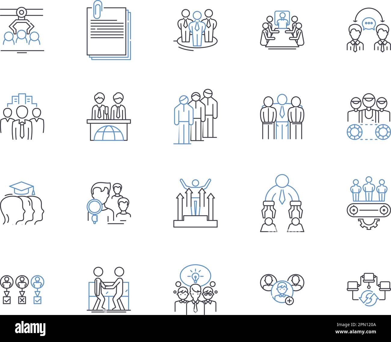Ceo conference outline icons collection. CEO, Conference, Meeting ...