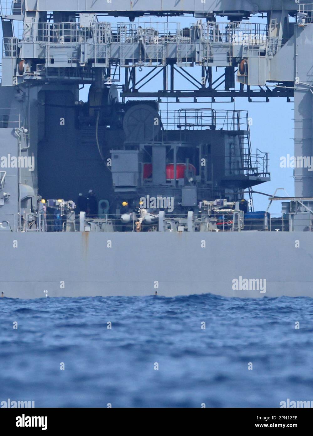 The Chihaya, a World-class submarine rescue ship of the Japan Maritime ...