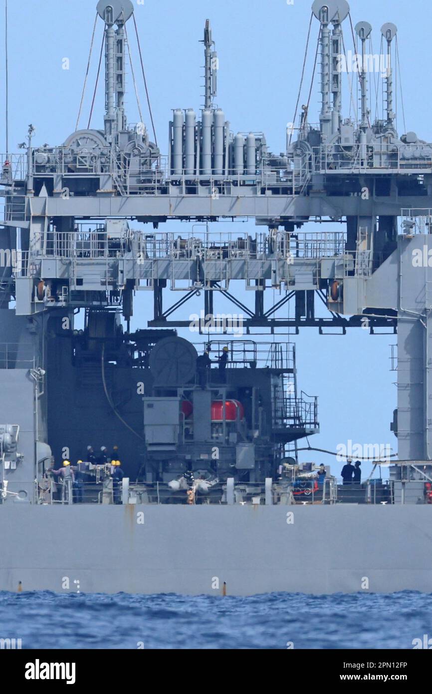 The Chihaya, a World-class submarine rescue ship of the Japan Maritime ...