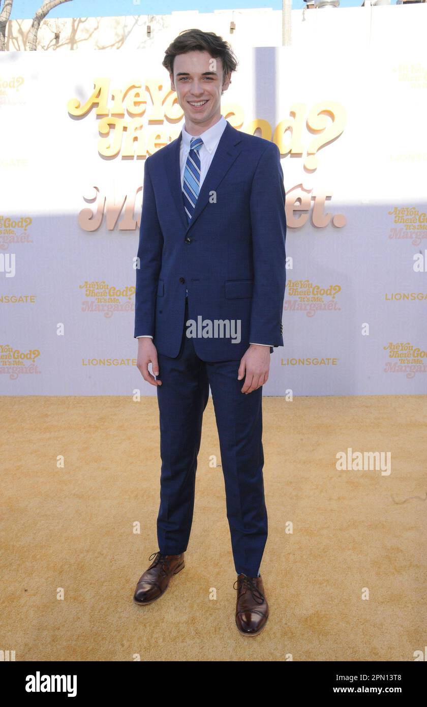 Los Angeles, CA. 15th Apr, 2023. Cooper Herrett at arrivals for ARE YOU ...