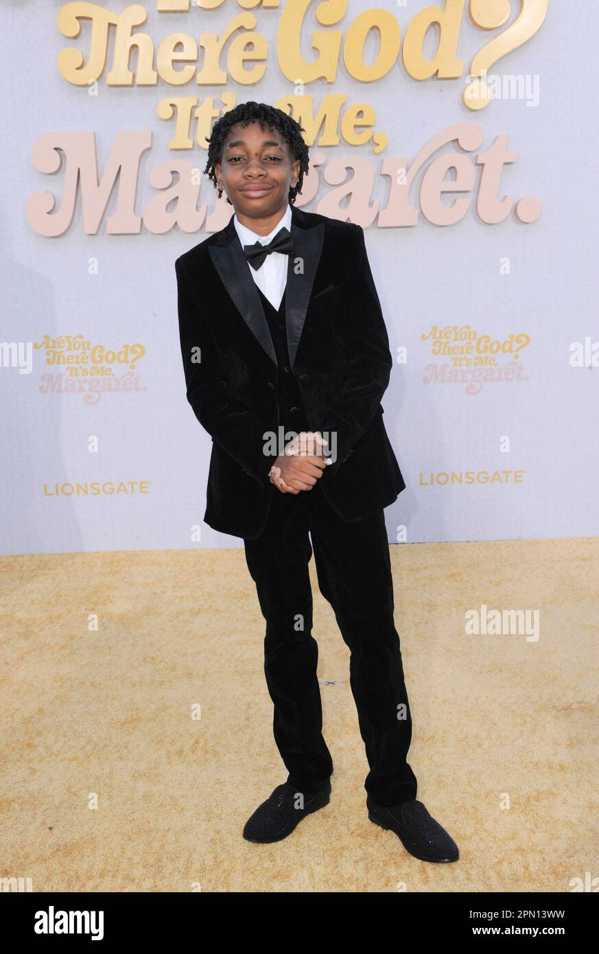 Los Angeles, CA. 15th Apr, 2023. Jecobi Swain at arrivals for ARE YOU ...