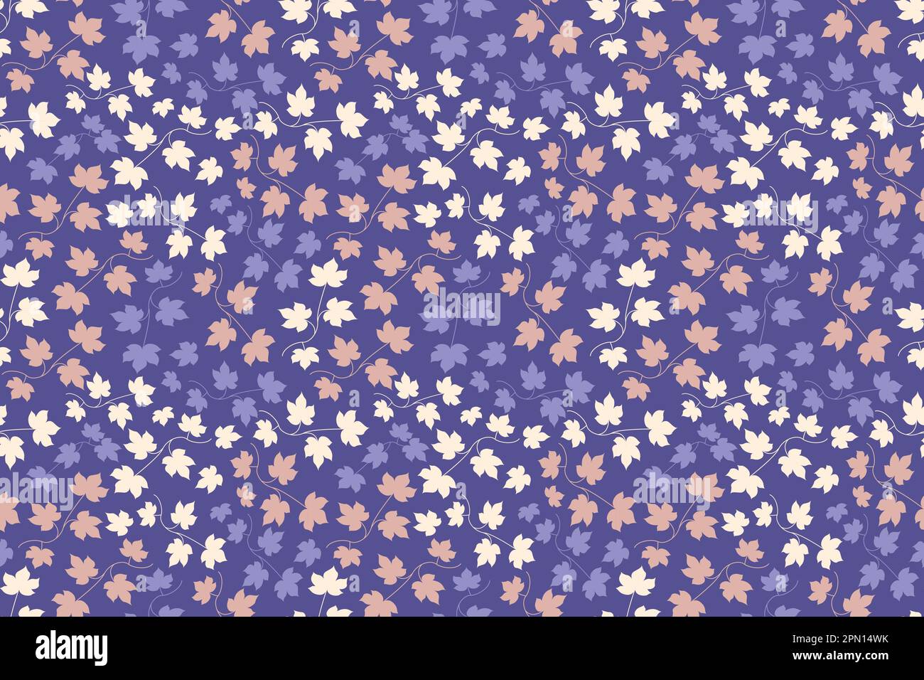 Cute flower pattern in a small flower. Seamless vector texture. Elegant ...