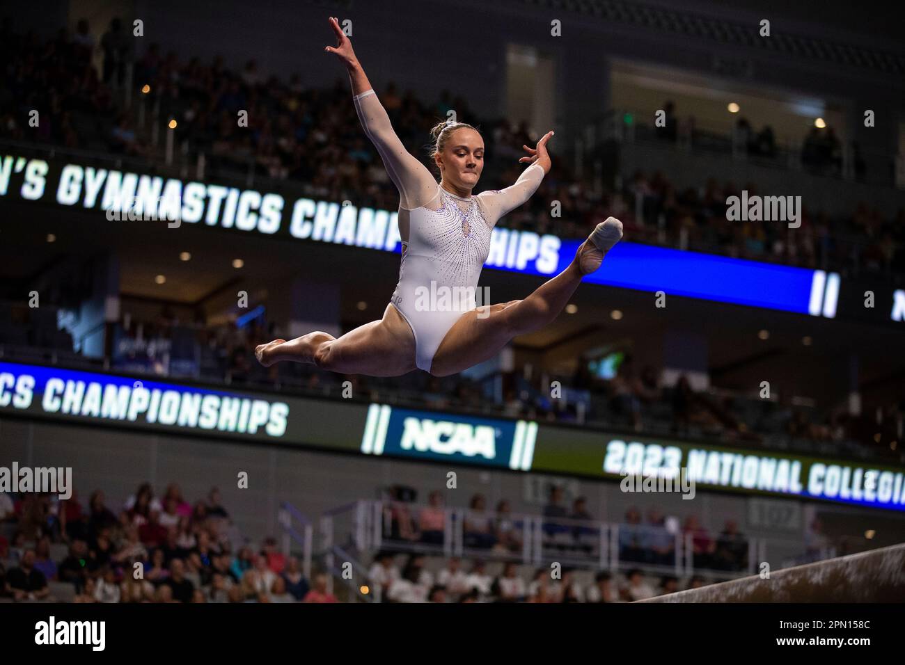 FORT WORTH, TX - APRIL 15: University of Florida gymnast Riley McCusker ...