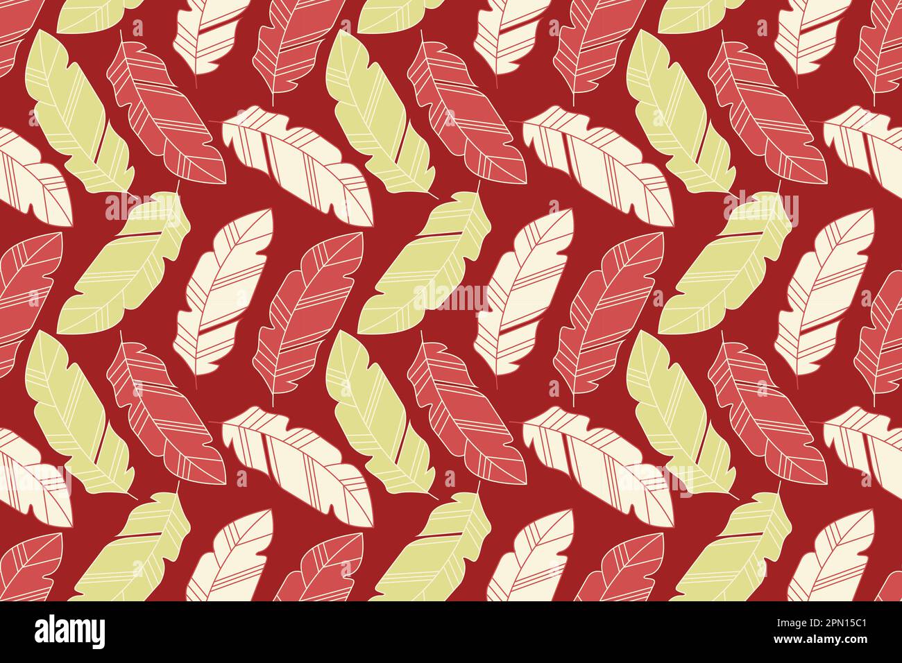 Retro flowers endless repeat pattern. Vector seamless background of ...