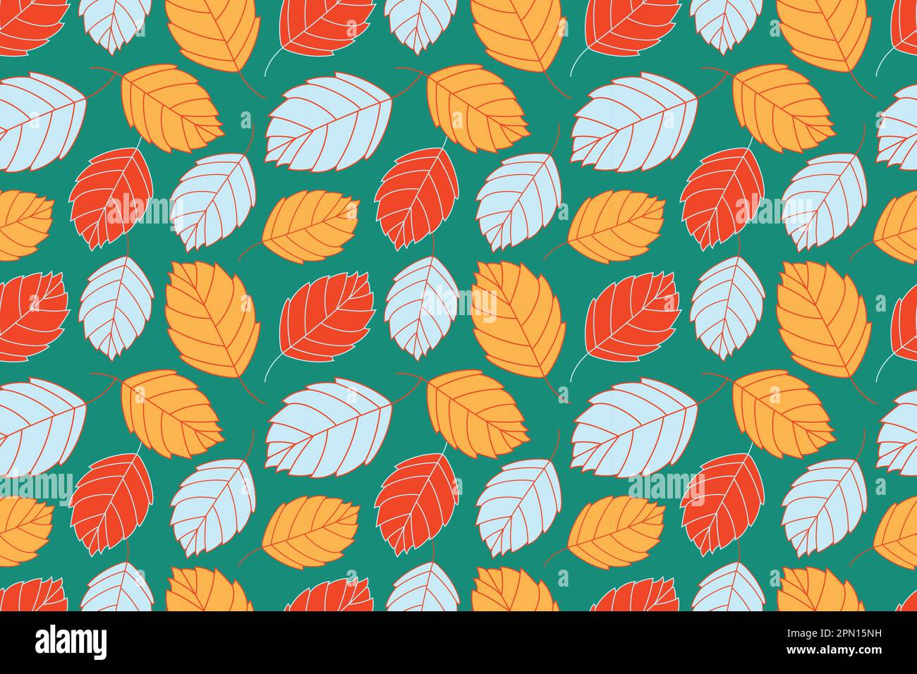 Autumn color leaves on green backdrop. Abstract leaf background for ...