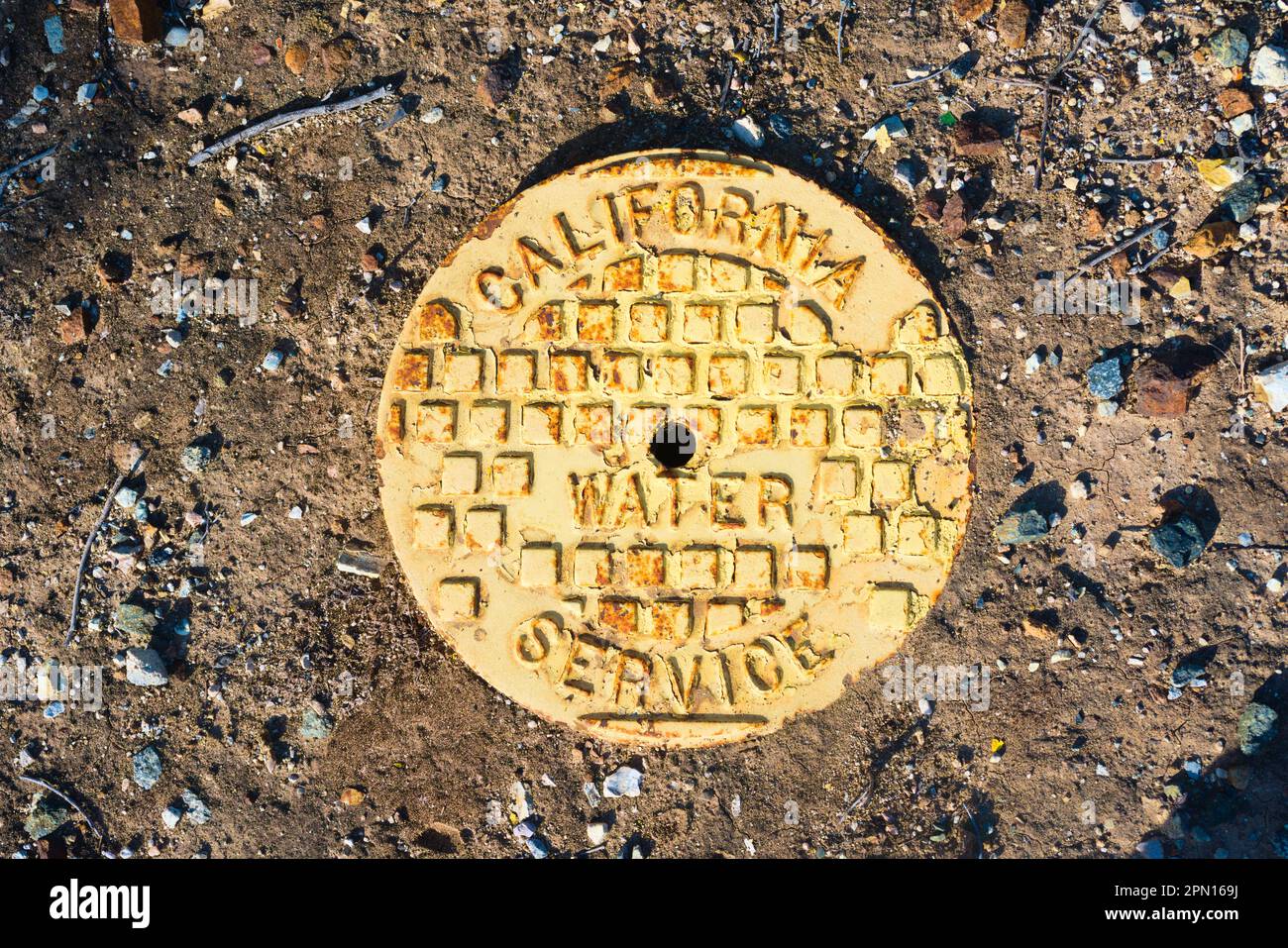 Colorful utility cover is cast with striking patterns and conveys an ...