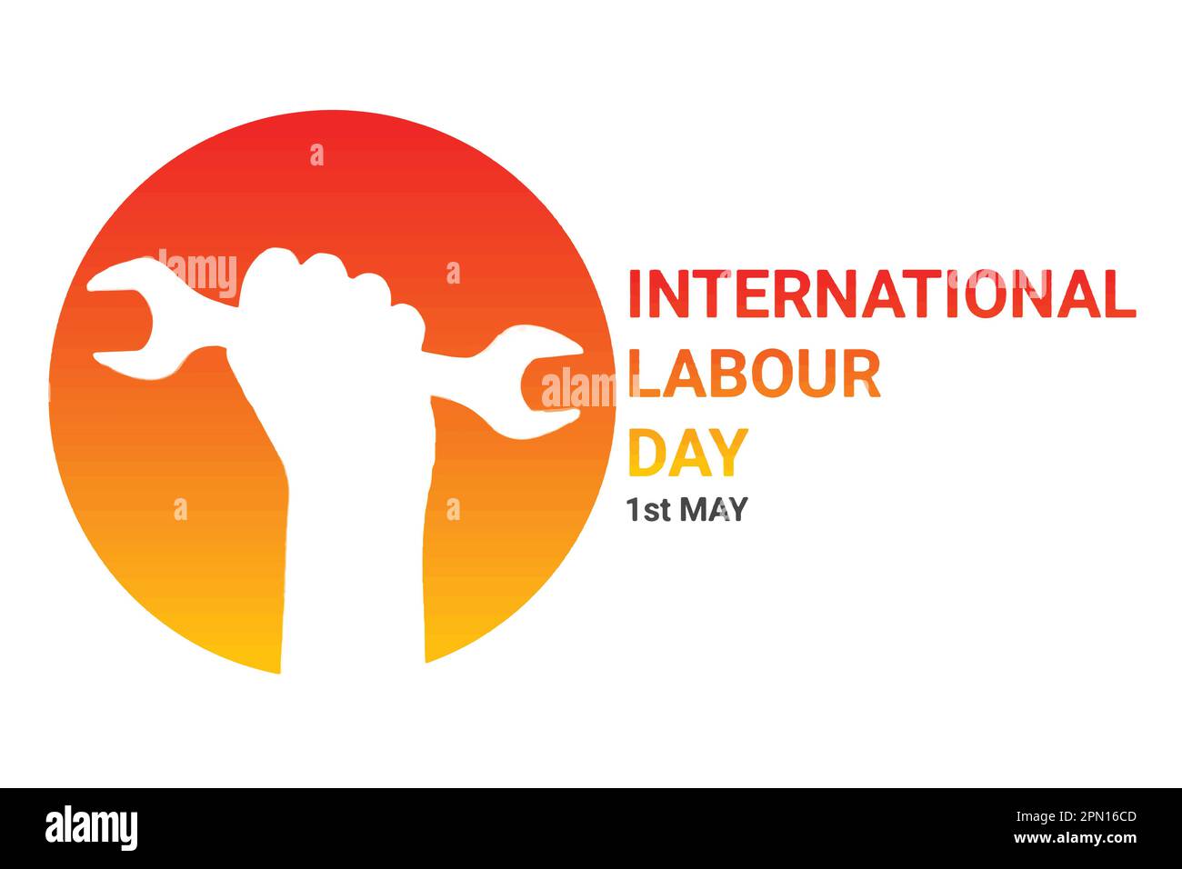 International Labour Day. 1st May. Vector illustration. Template for background, banner, card ...