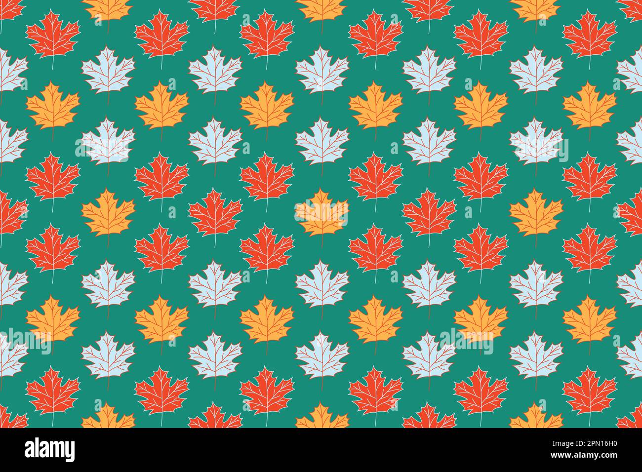 Autumn color leaves on green backdrop. Abstract leaf background for ...
