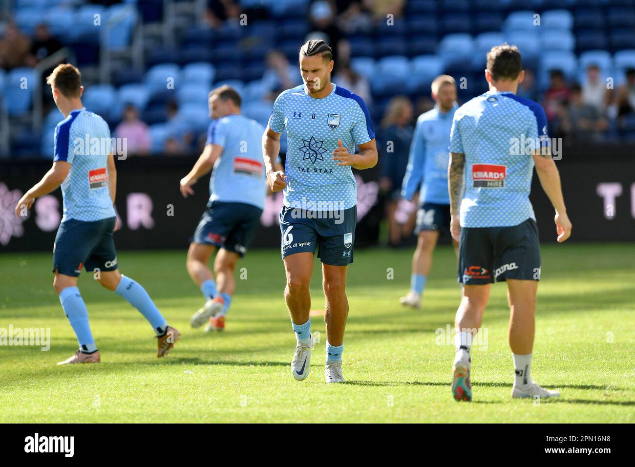 Jack Rodwell of Sydney warms up prior to the A-League Men's soccer ...